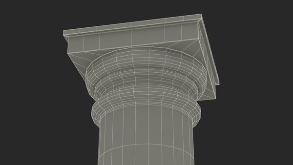 modelo 3d Columna clásica del orden toscano - TurboSquid 2143713