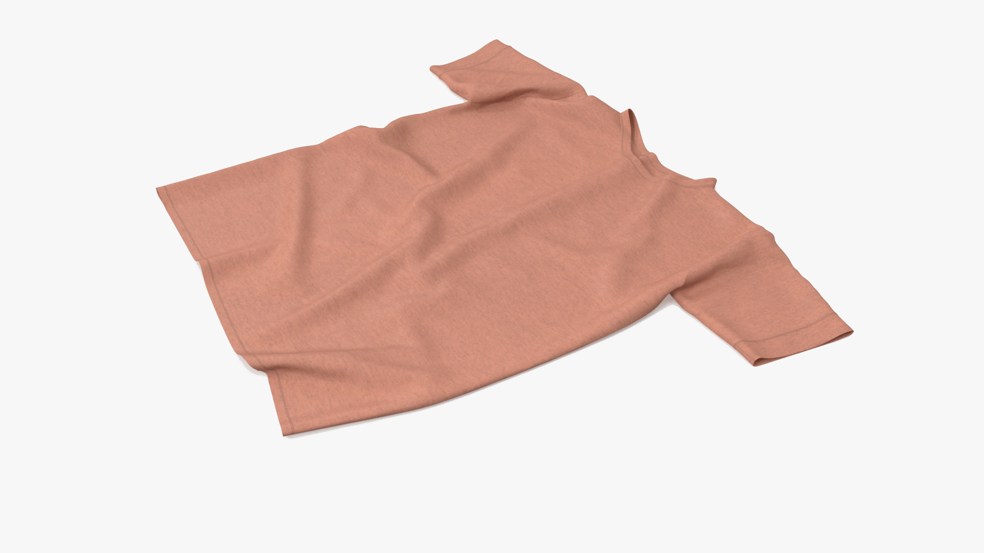 3D model Beige Flat Lay T-Shirt - TurboSquid 2141160