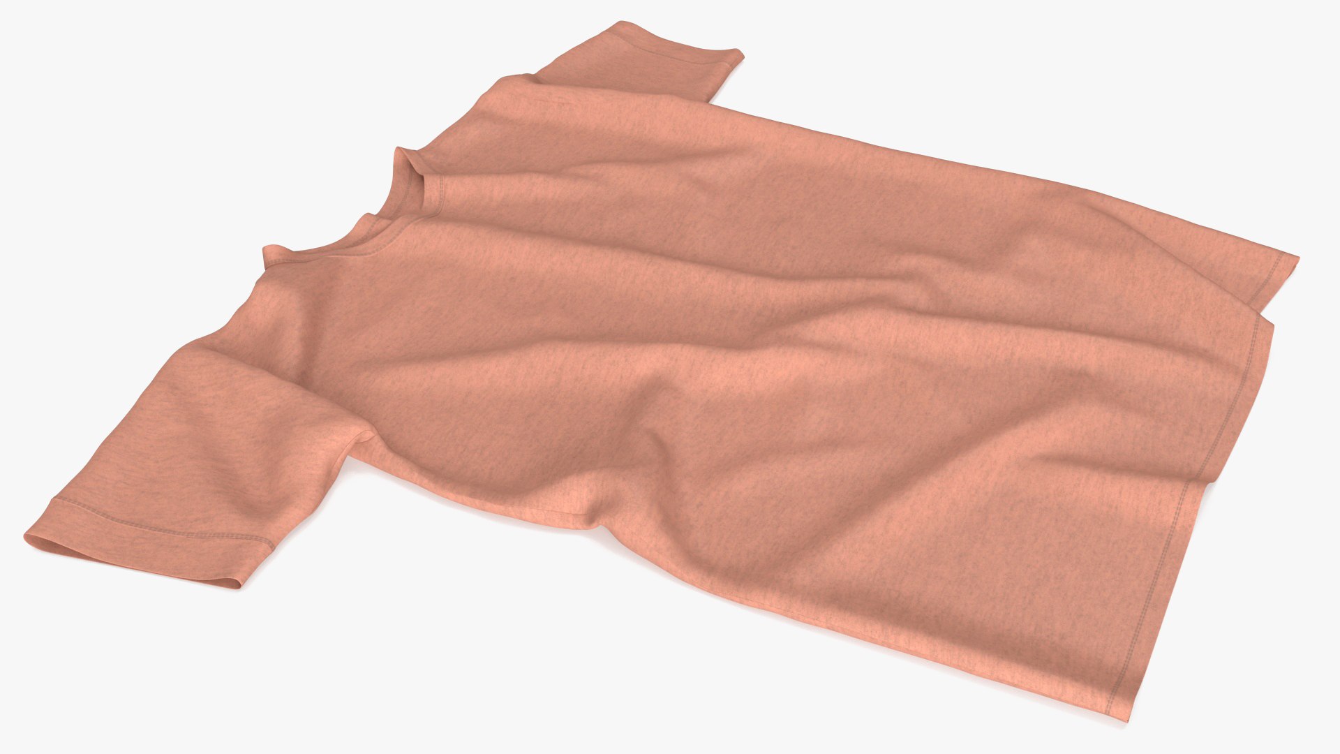 3D model Beige Flat Lay T-Shirt - TurboSquid 2141160