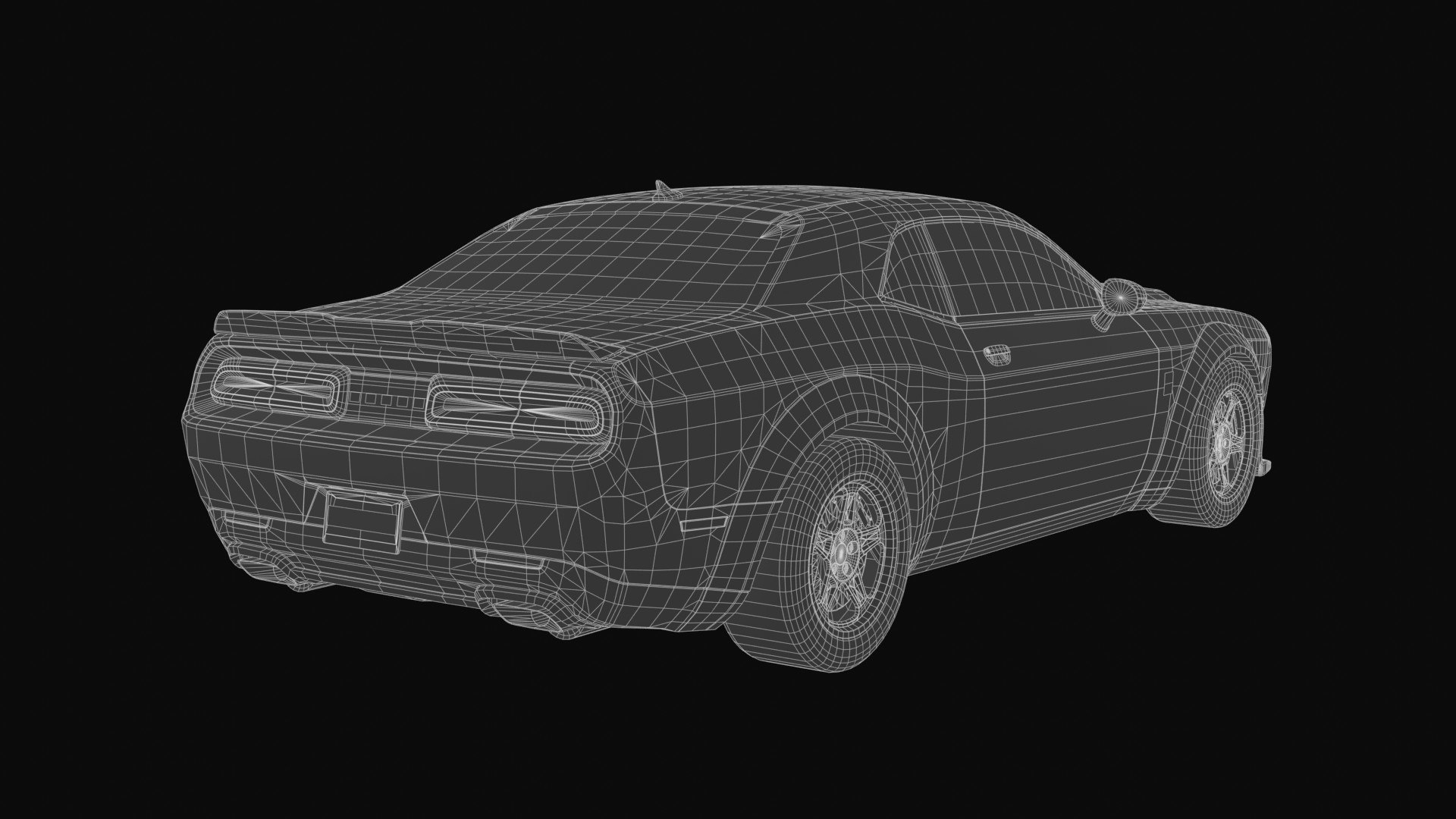 3D dodge challenger demon 2018 - TurboSquid 1588495