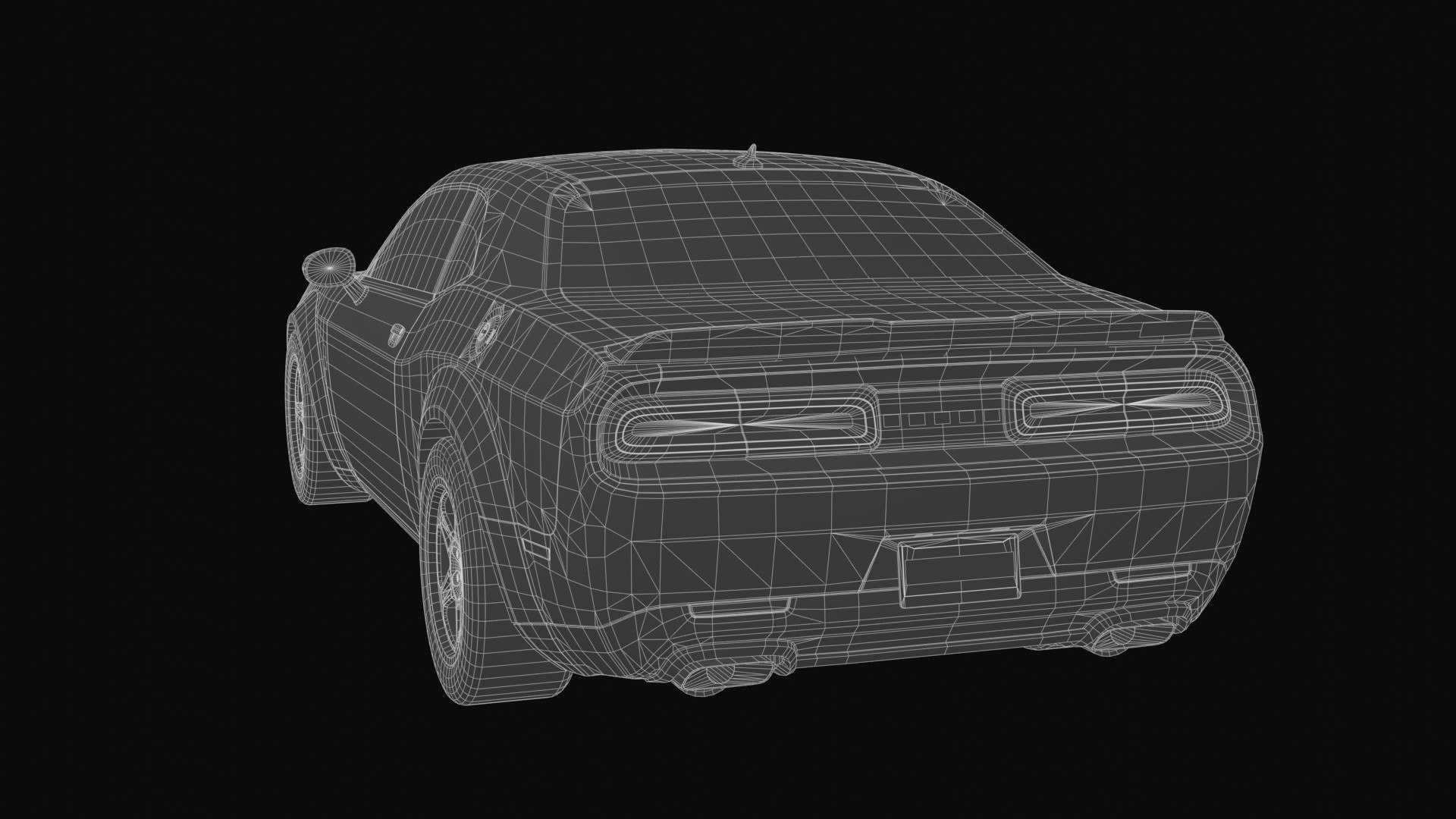 3D dodge challenger demon 2018 - TurboSquid 1588495