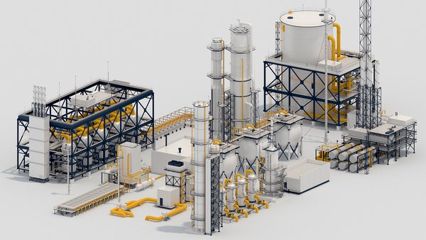 mega refinery 3d max