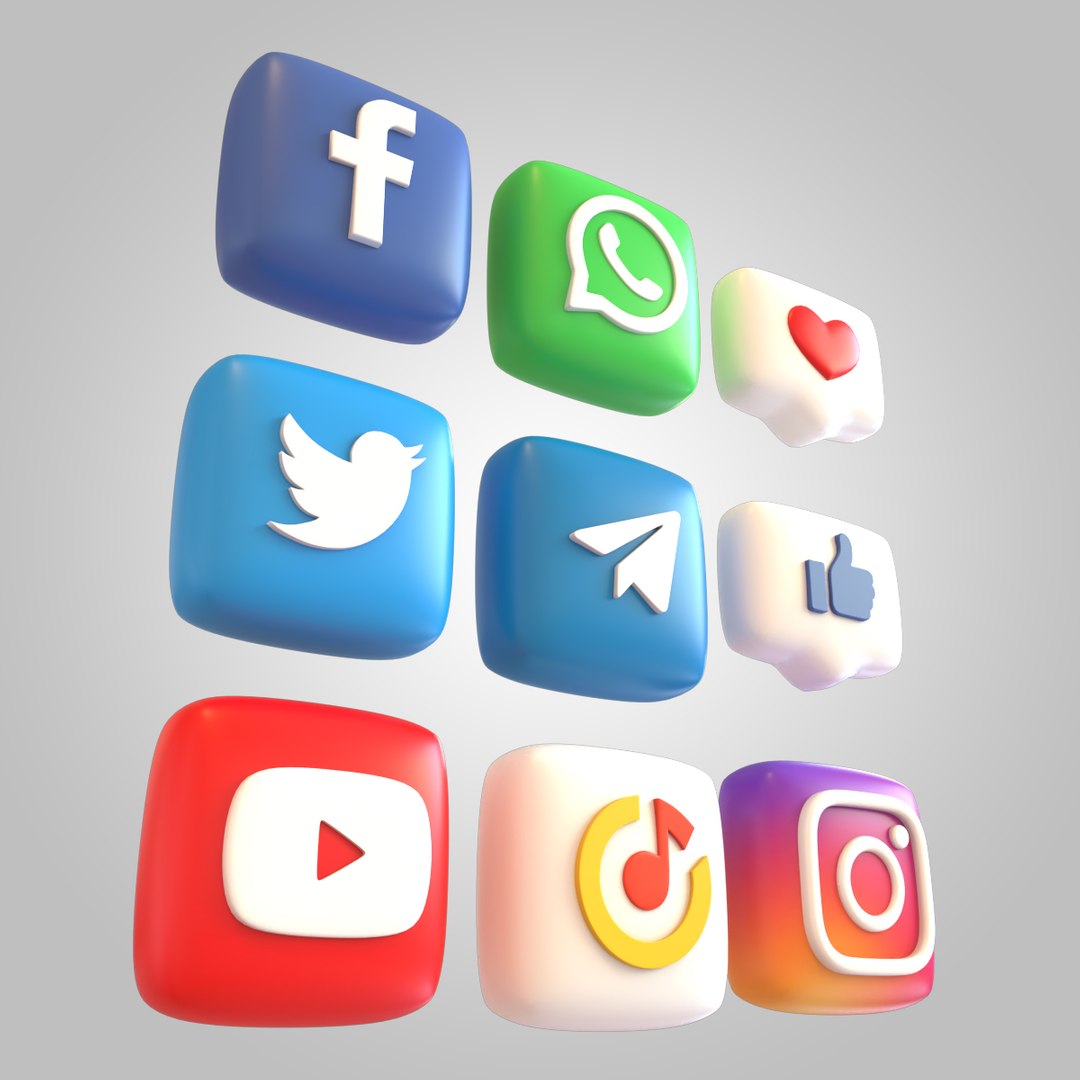 modelo 3d icons - TurboSquid 1988374