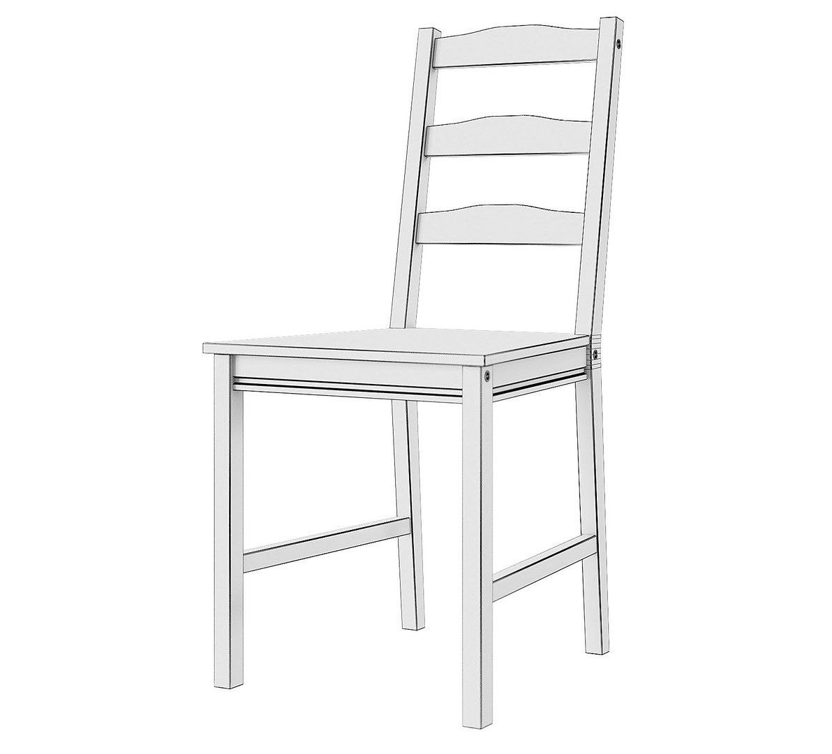 Table Chair Ikea Jokkmokk 3D Model - TurboSquid 1244329