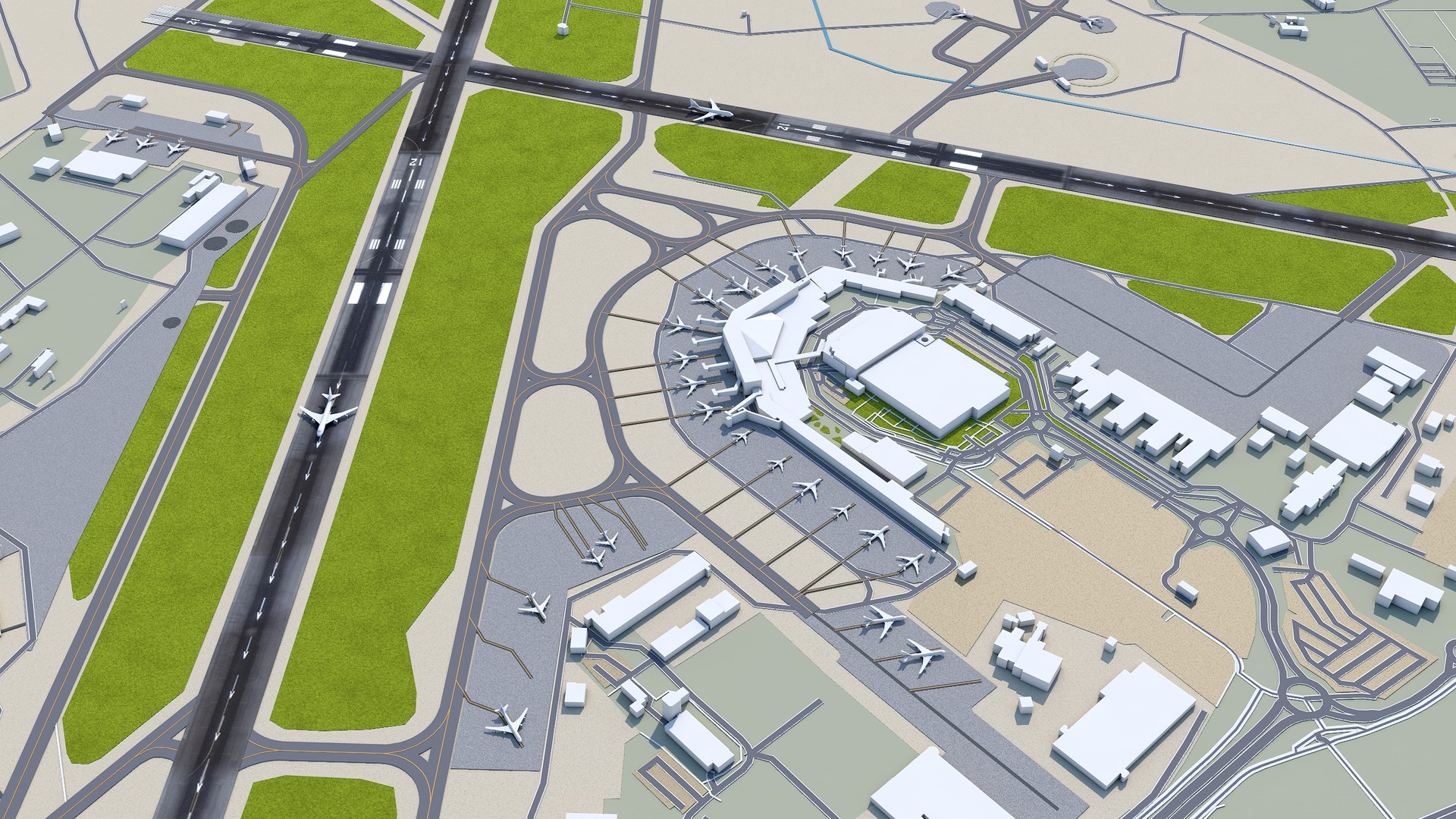 Stavanger Airport 3D Model - TurboSquid 2016214
