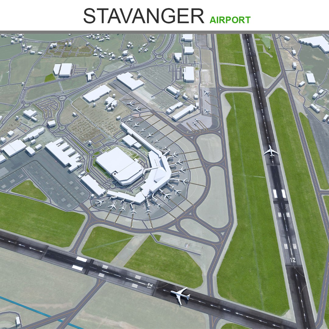 Stavanger Airport 3D Model - TurboSquid 2016214