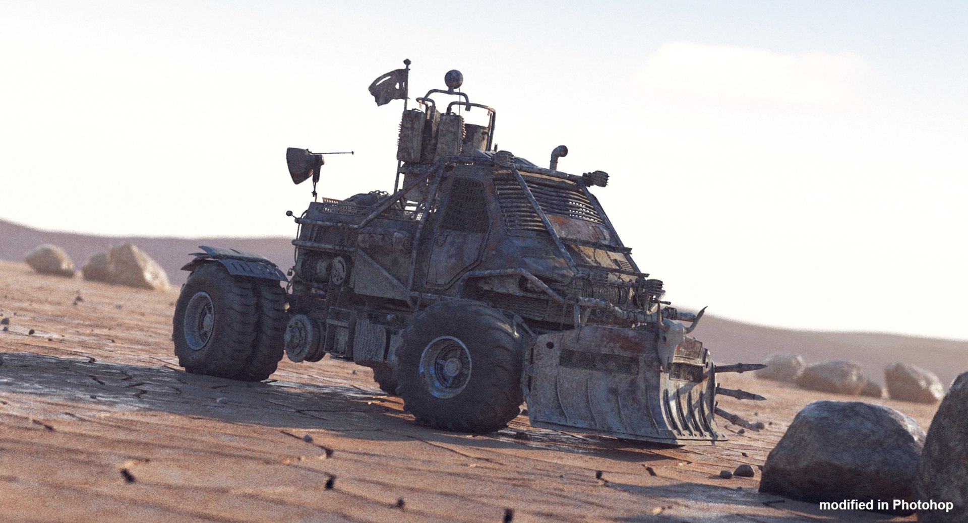 3d Apocalyptic Truck