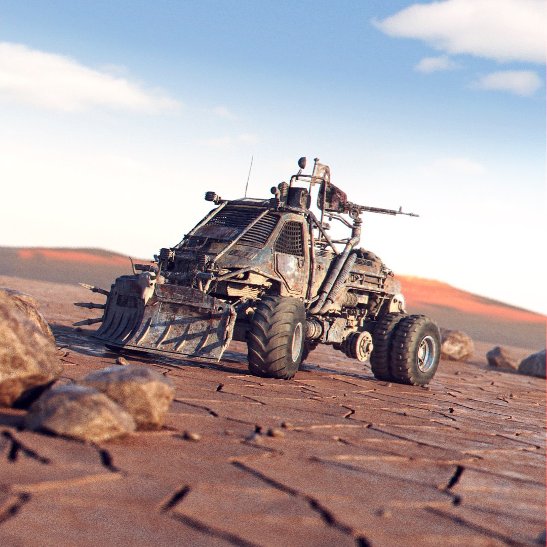 3d Apocalyptic Truck