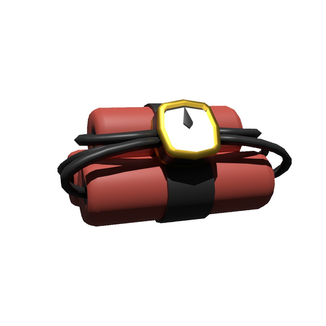 3D Model Game Ready Low Poly TNT - TurboSquid 1982045