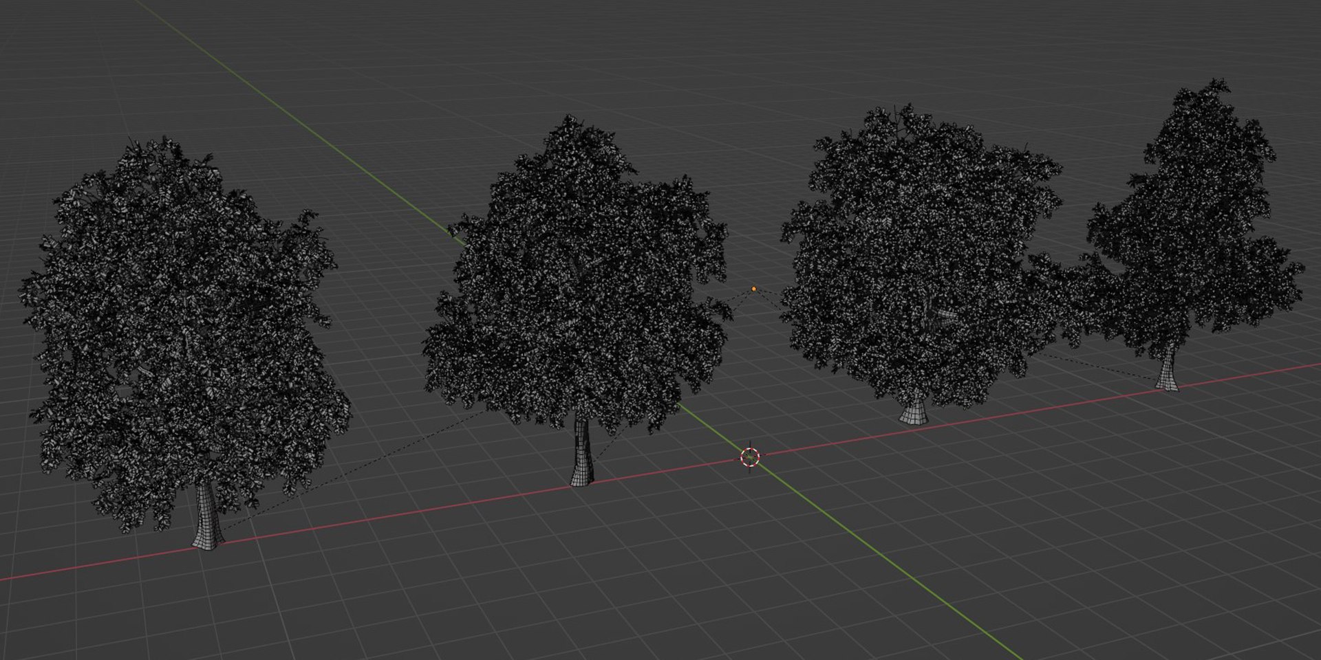 3D Model Trees Collection Vol 238-Blender-3dmodel - TurboSquid 2213964