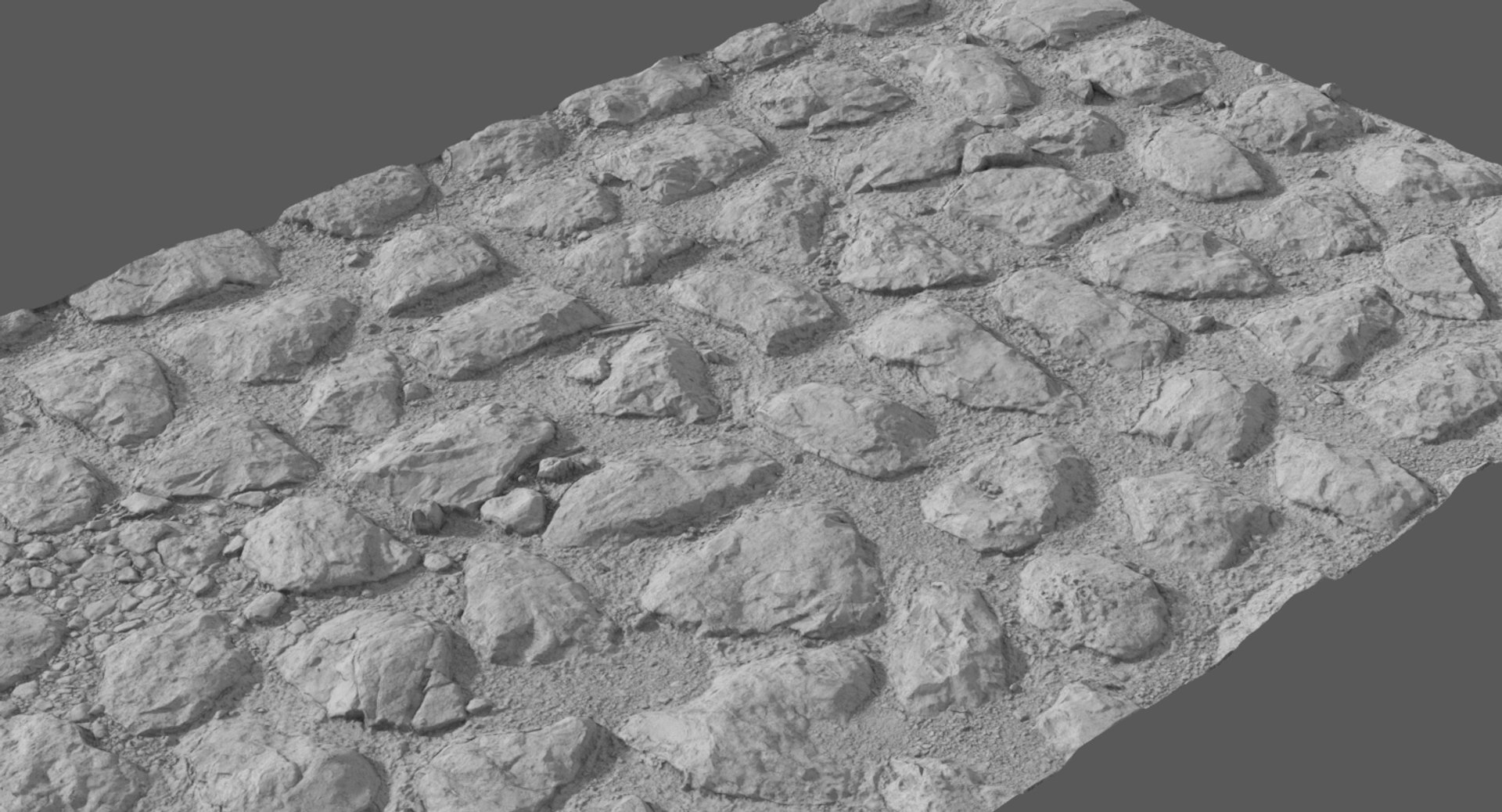 3D Cobblestone Scanned Tiled Model - TurboSquid 1408670