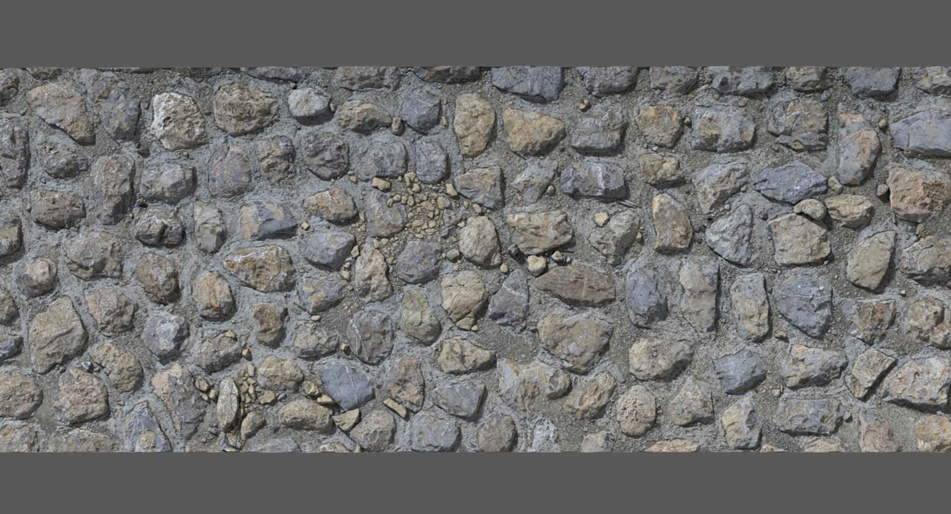 3D Cobblestone Scanned Tiled Model - TurboSquid 1408670