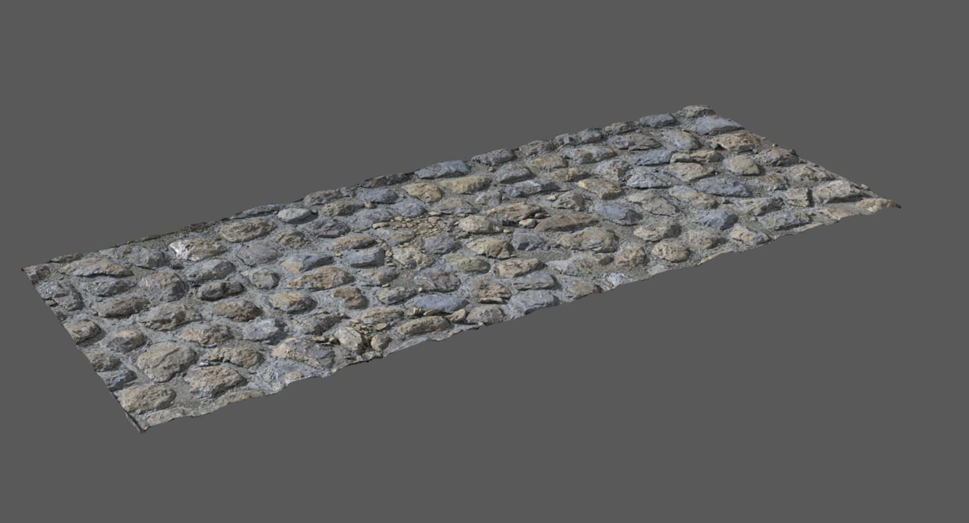 3D Cobblestone Scanned Tiled Model - TurboSquid 1408670