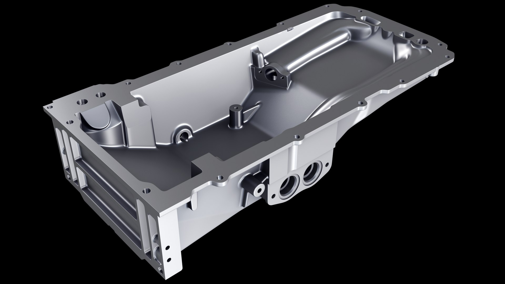 Ls7 Oil Pan 3d Model