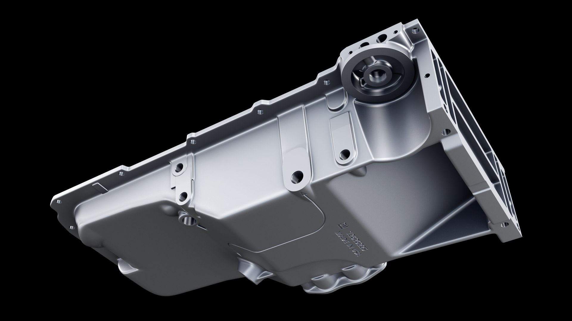 Ls7 Oil Pan 3d Model