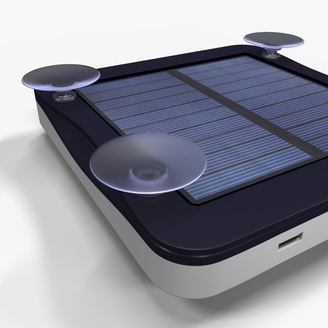 Mobile Solar Charger 3D Model - TurboSquid 1372068
