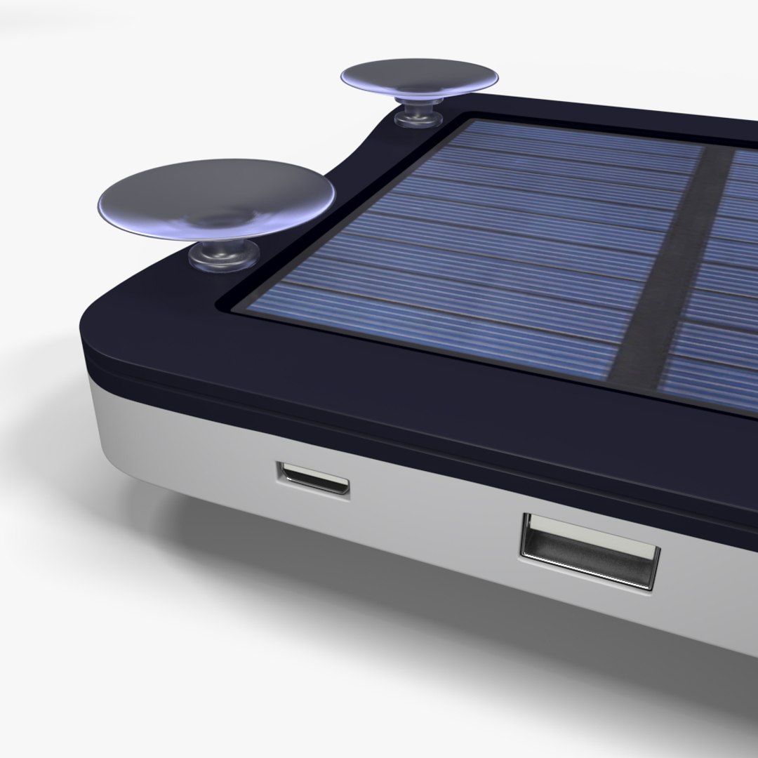 Mobile Solar Charger 3D Model - TurboSquid 1372068