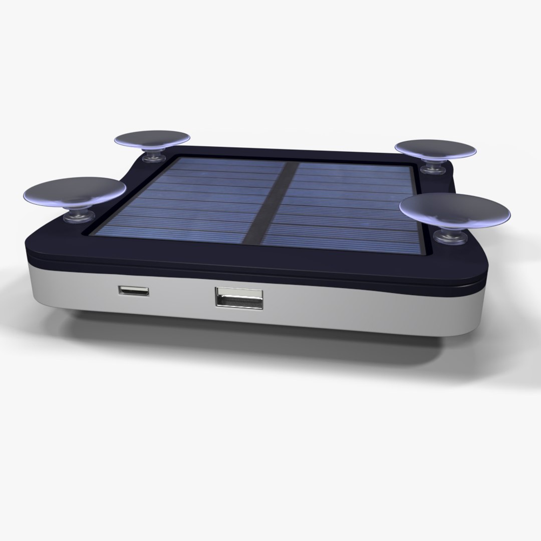 Mobile Solar Charger 3D Model - TurboSquid 1372068