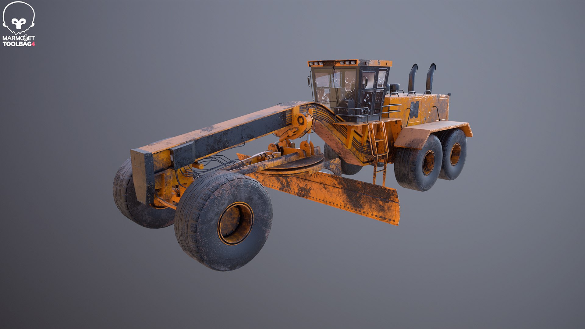Used Industrial Construction Machines Collection 3D Model - TurboSquid ...