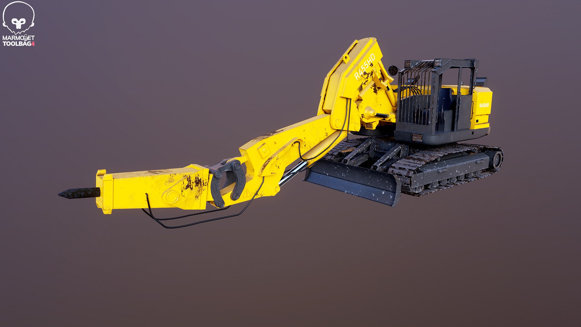 Used Industrial Construction Machines Collection 3D Model - TurboSquid ...