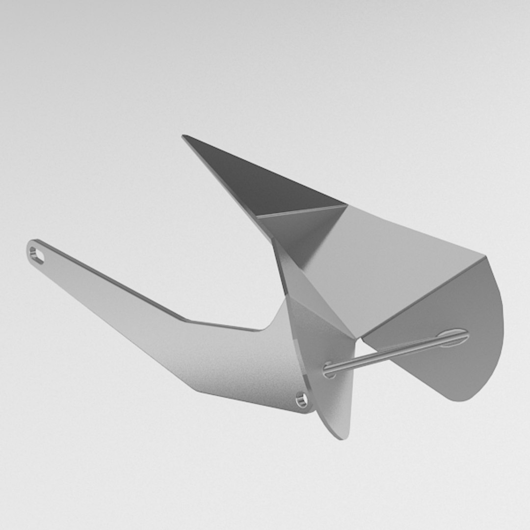 3d 3ds Dtx Delta Anchor Lewmar