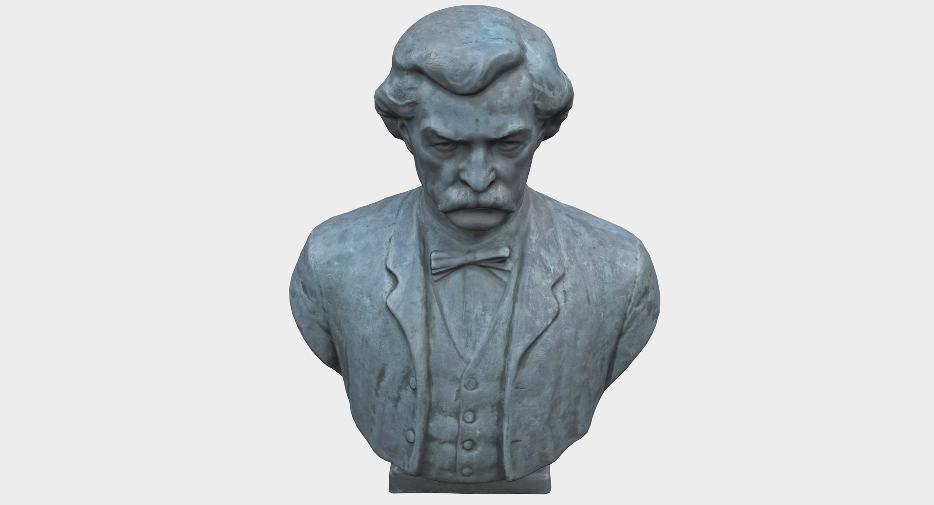 3D Mark Twain Bust - TurboSquid 1989714