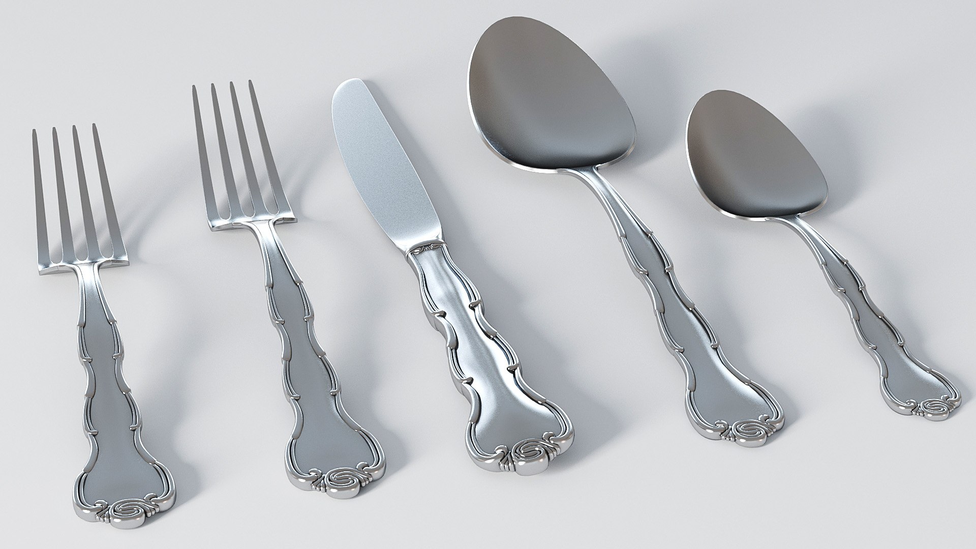 Cutlery Rondo Sterling 3D - TurboSquid 1729580
