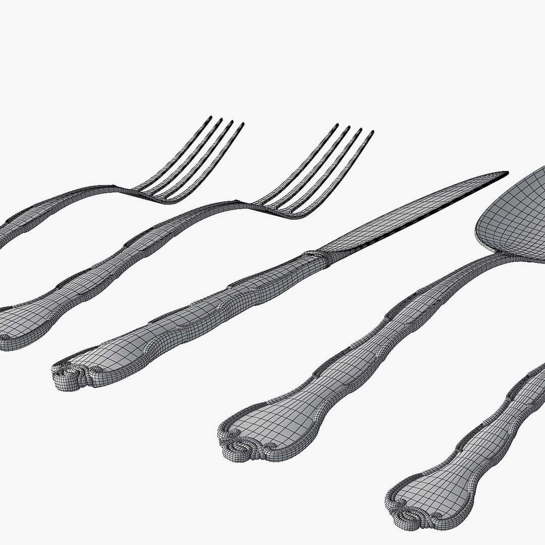 Cutlery Rondo Sterling 3D - TurboSquid 1729580