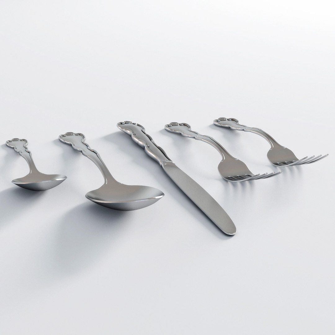 Cutlery Rondo Sterling 3D - TurboSquid 1729580