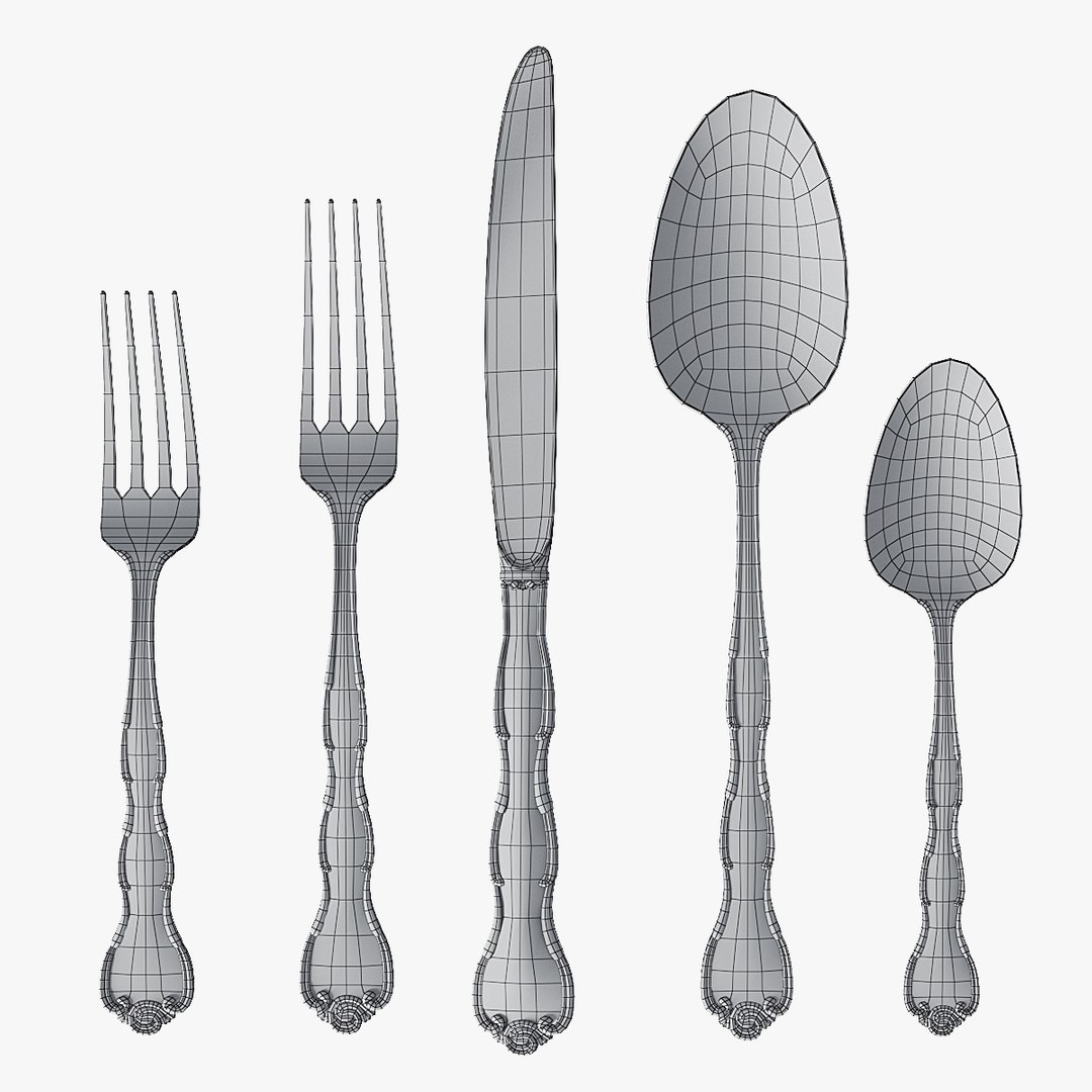 Cutlery Rondo Sterling 3D - TurboSquid 1729580