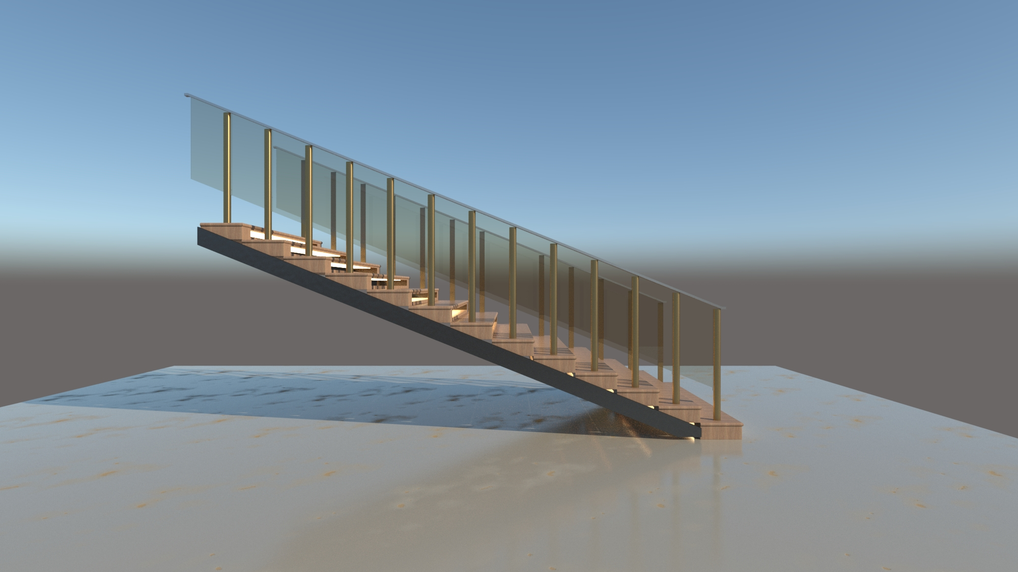 Free 3D model designed stairs - TurboSquid 1272542