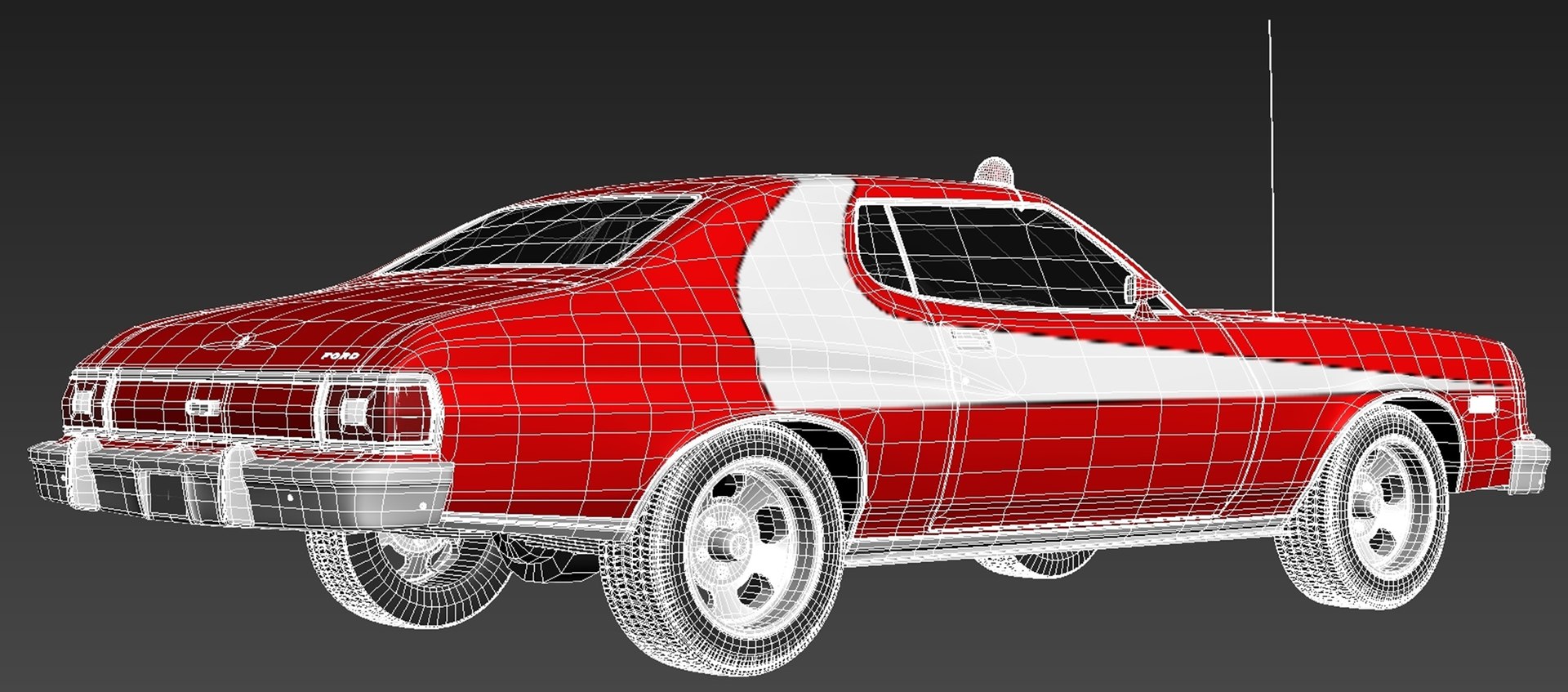 Ford Gran Torino 1975 3D Model - TurboSquid 2224142