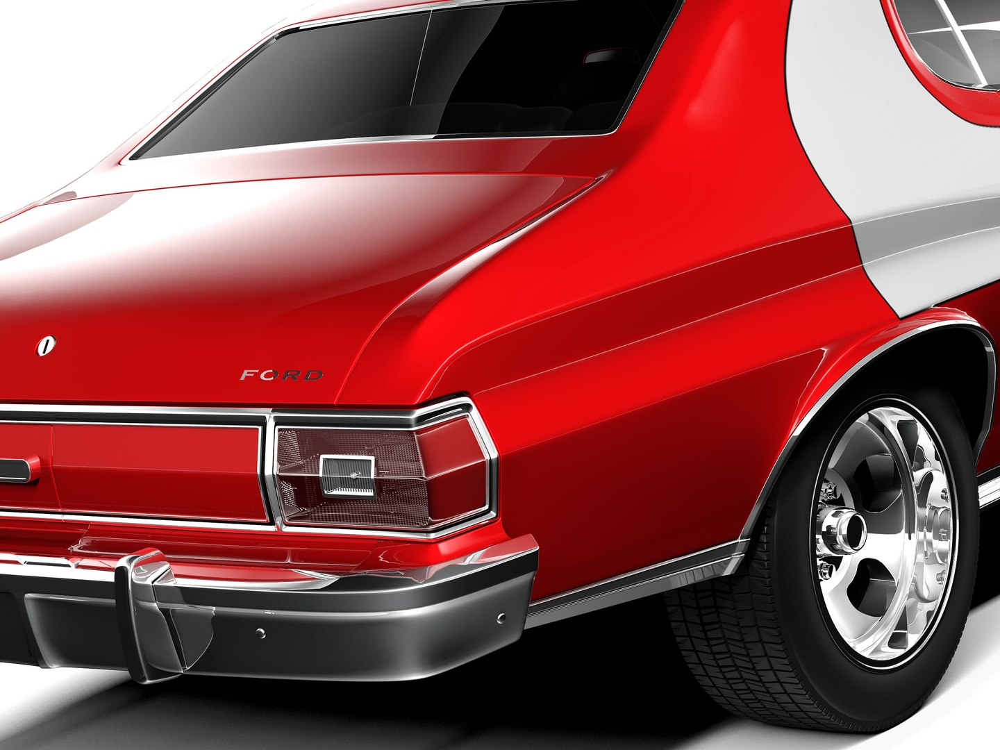 Ford Gran Torino 1975 3D Model - TurboSquid 2224142