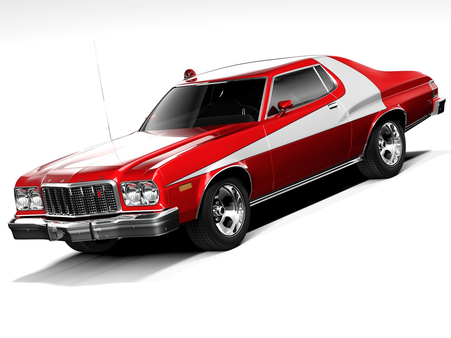 Ford Gran Torino 1975 3D Model - TurboSquid 2224142