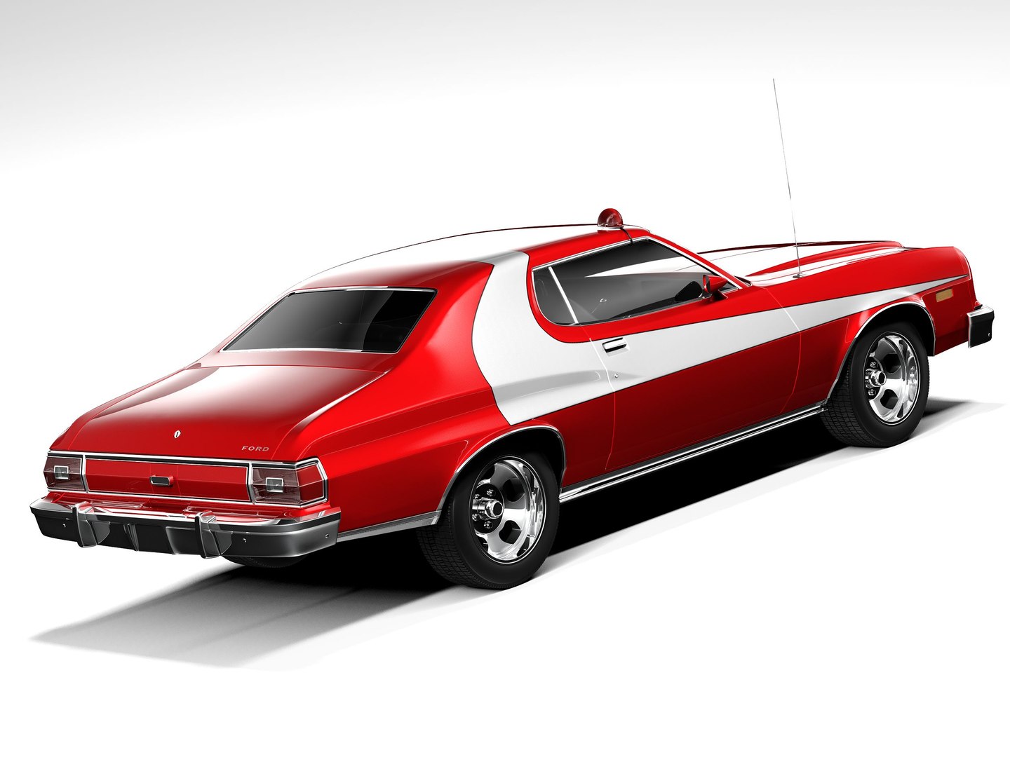 Ford Gran Torino 1975 3D Model - TurboSquid 2224142