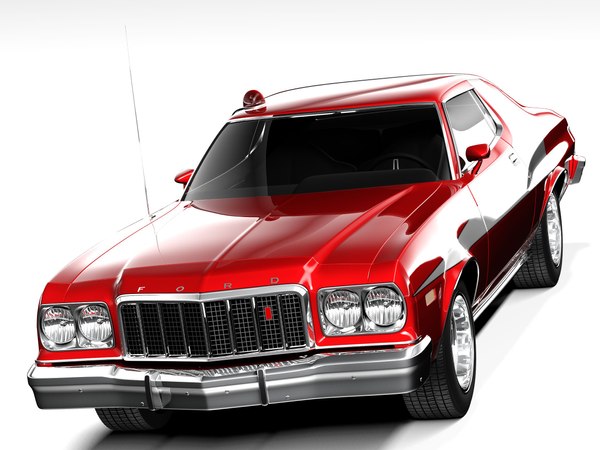 포드 그랜 토리노 1975 3D 모델 - TurboSquid 2224142