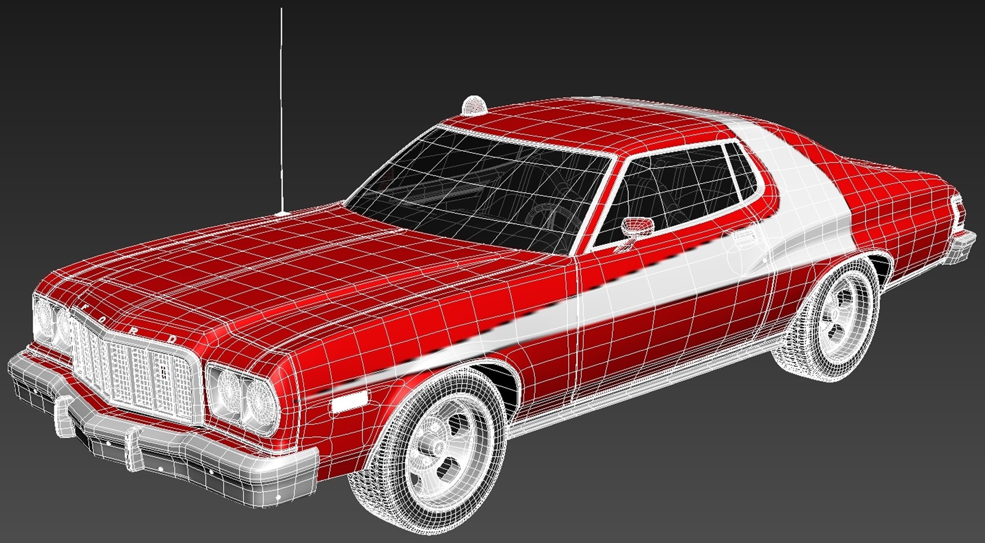 Ford Gran Torino 1975 3D Model - TurboSquid 2224142