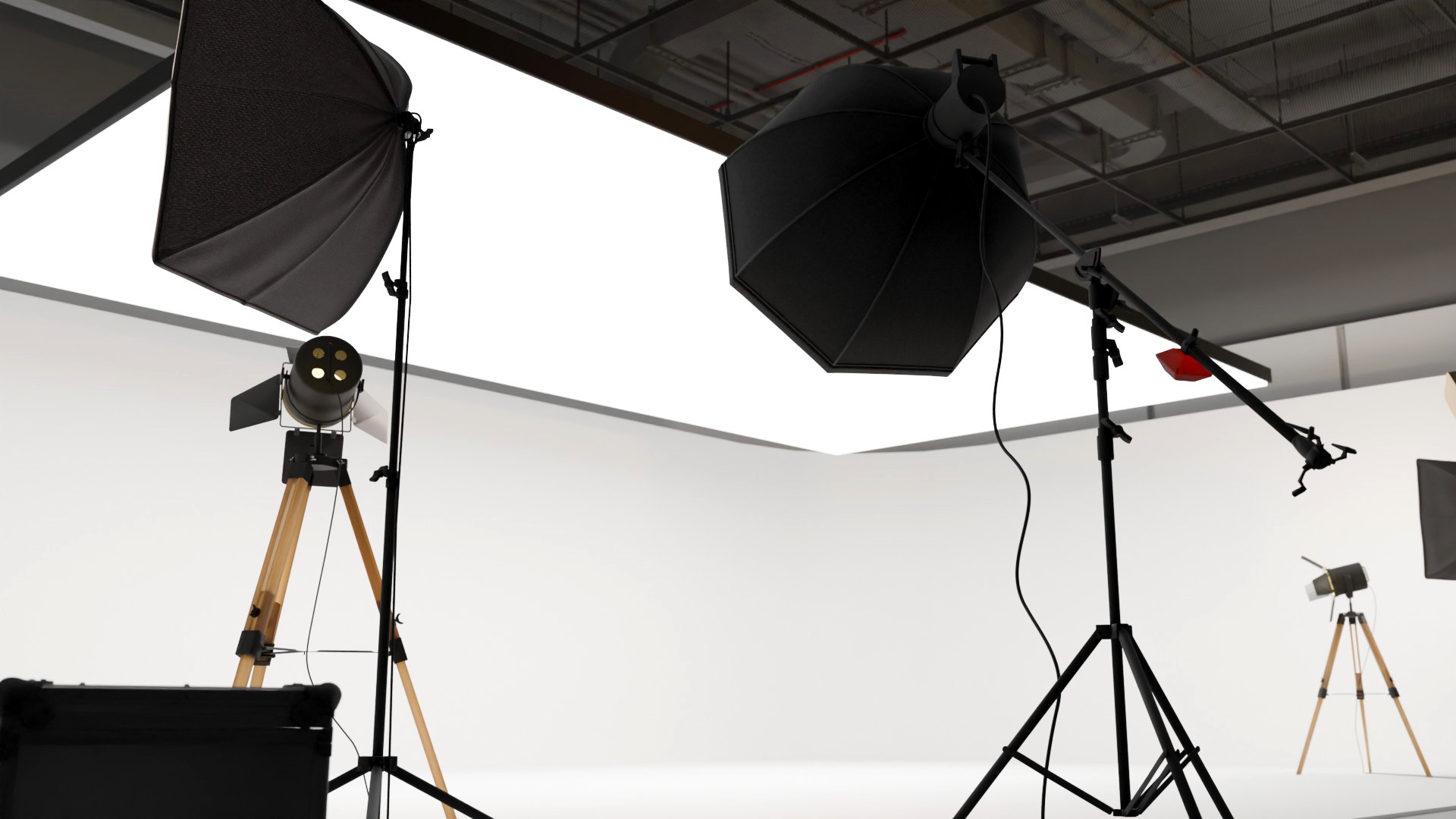 3D Lighting Studio Scene 3D Blend File Free Model Free 3D Model ...