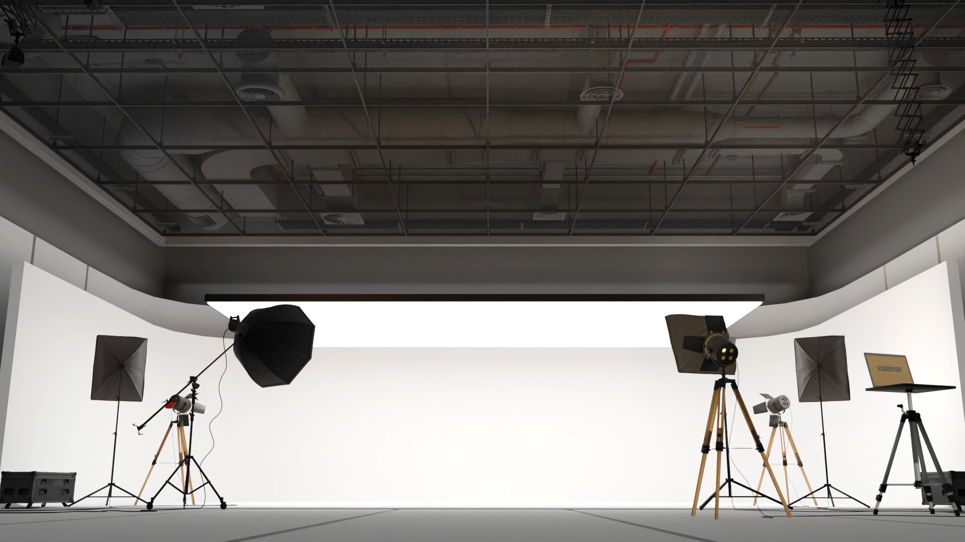 3D Lighting Studio Scene 3D Blend File Free Model Free 3D Model ...