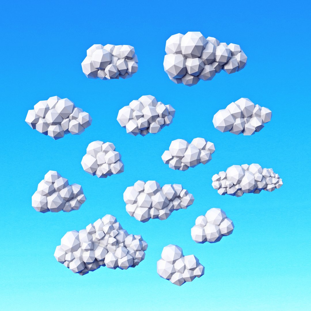 3D Clouds Pack Model - TurboSquid 1278874