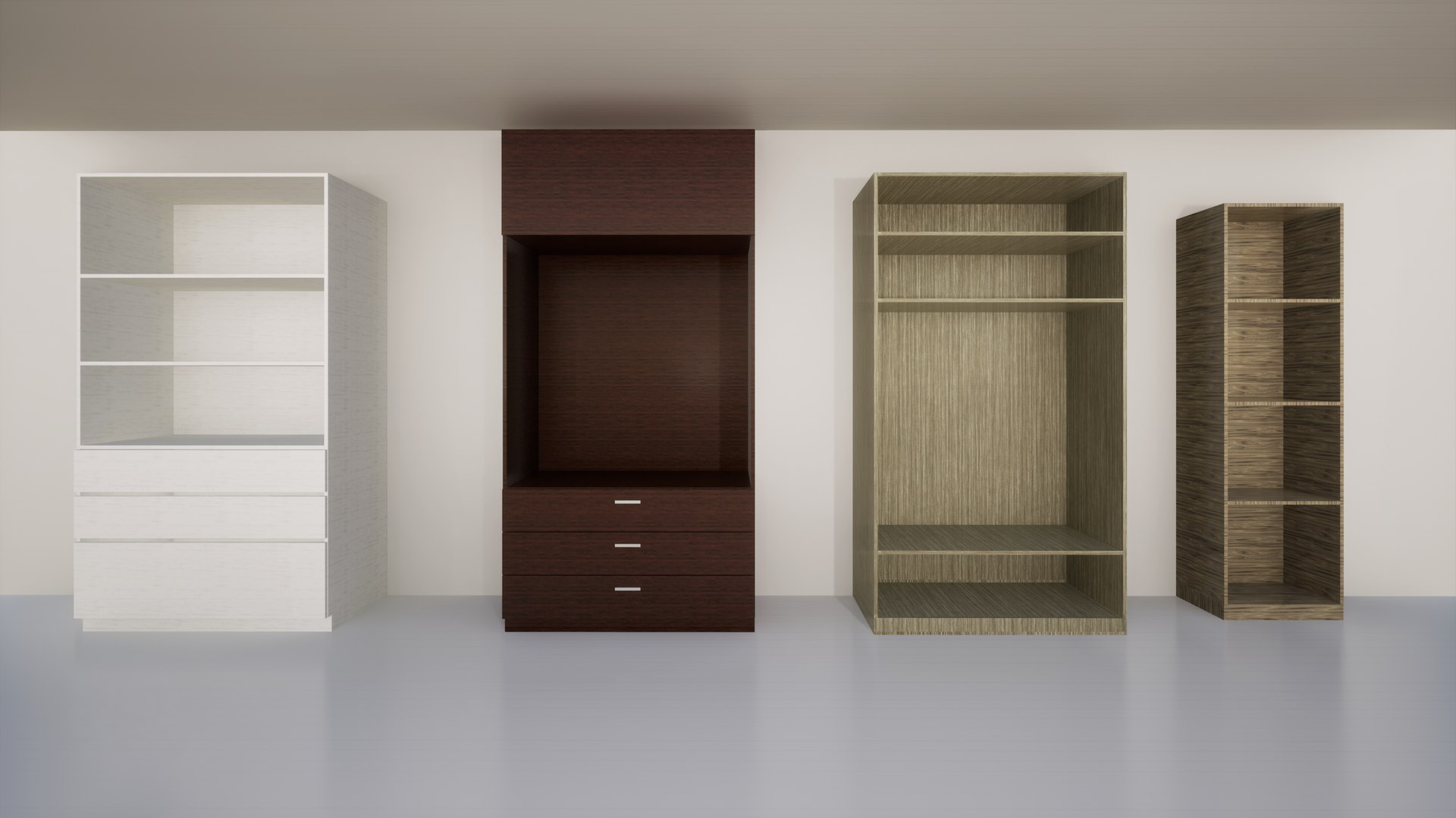 3D Parametric Revit Wardrobe Cabinet Family - TurboSquid 1991432