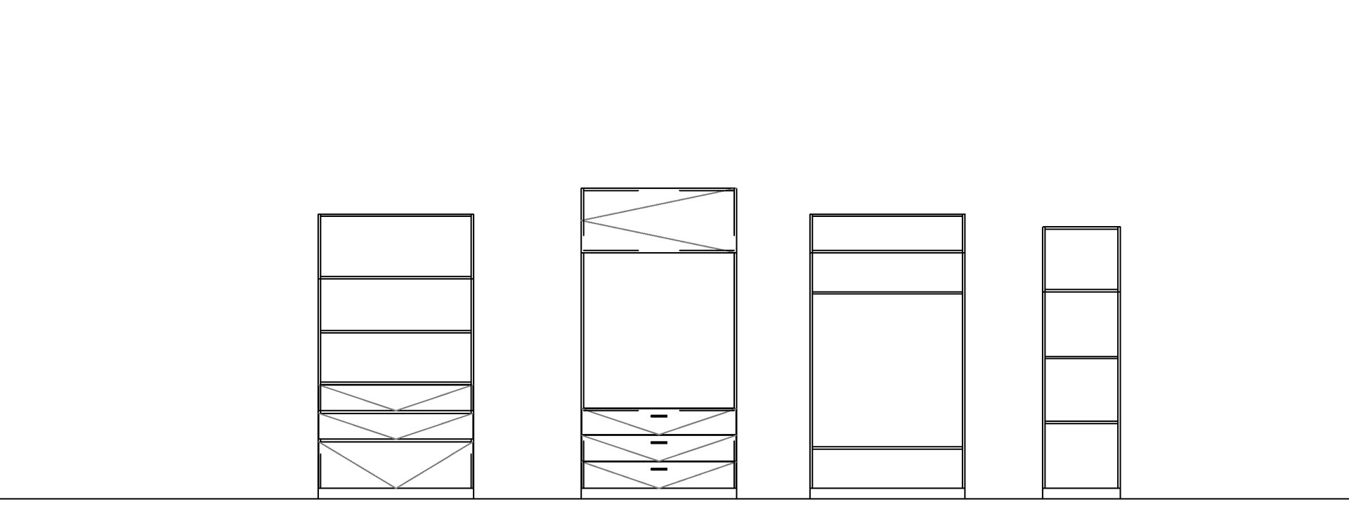 3D Parametric Revit Wardrobe Cabinet Family - TurboSquid 1991432