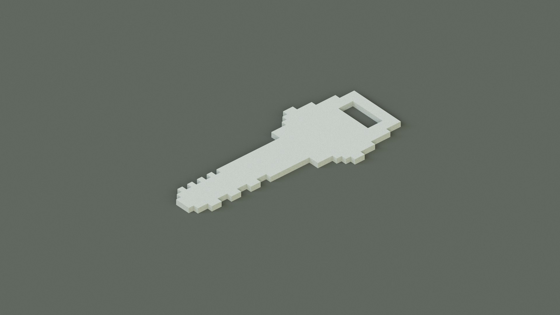 3D Voxel Key - TurboSquid 1862262