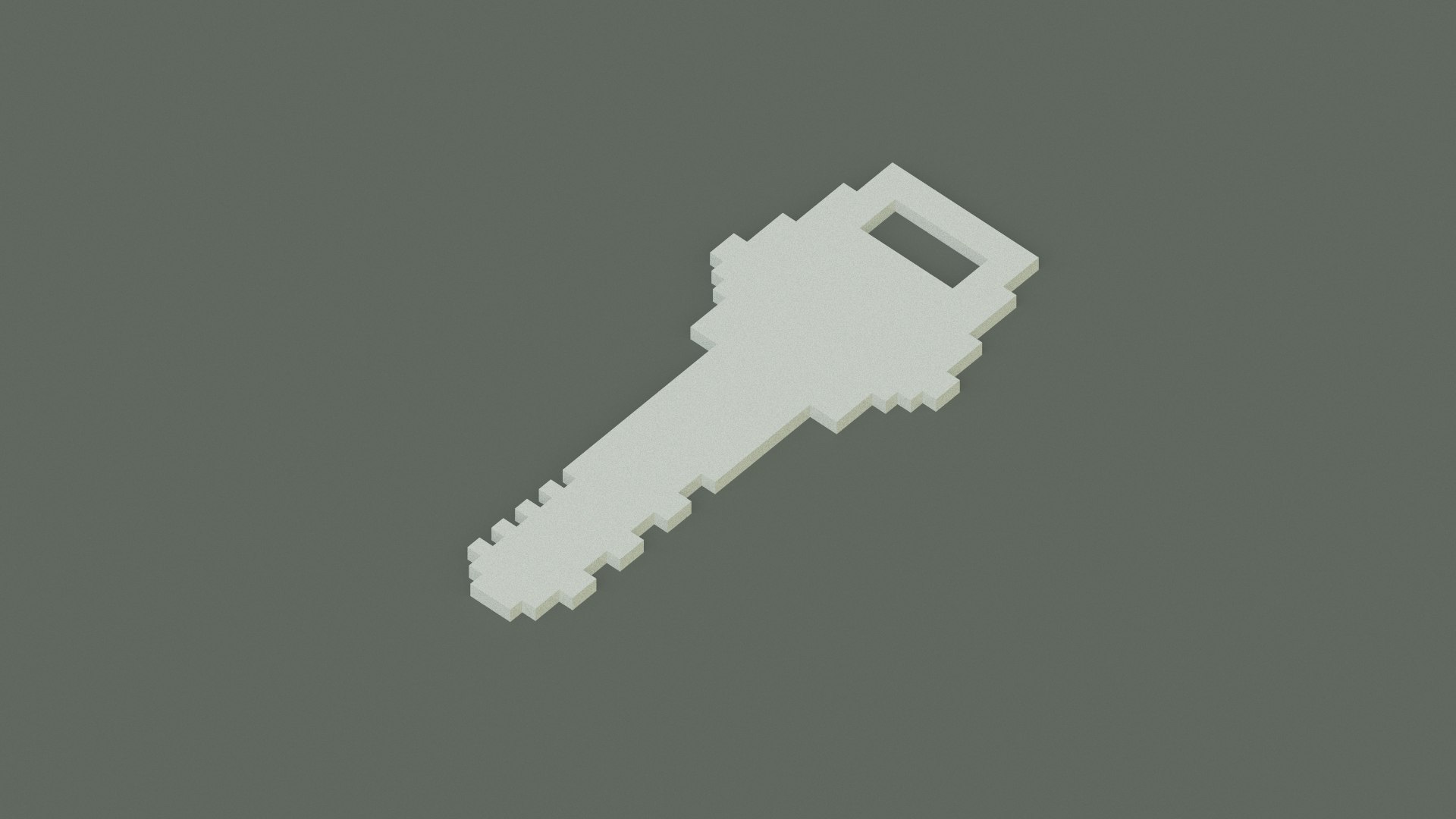 3D Voxel Key - TurboSquid 1862262