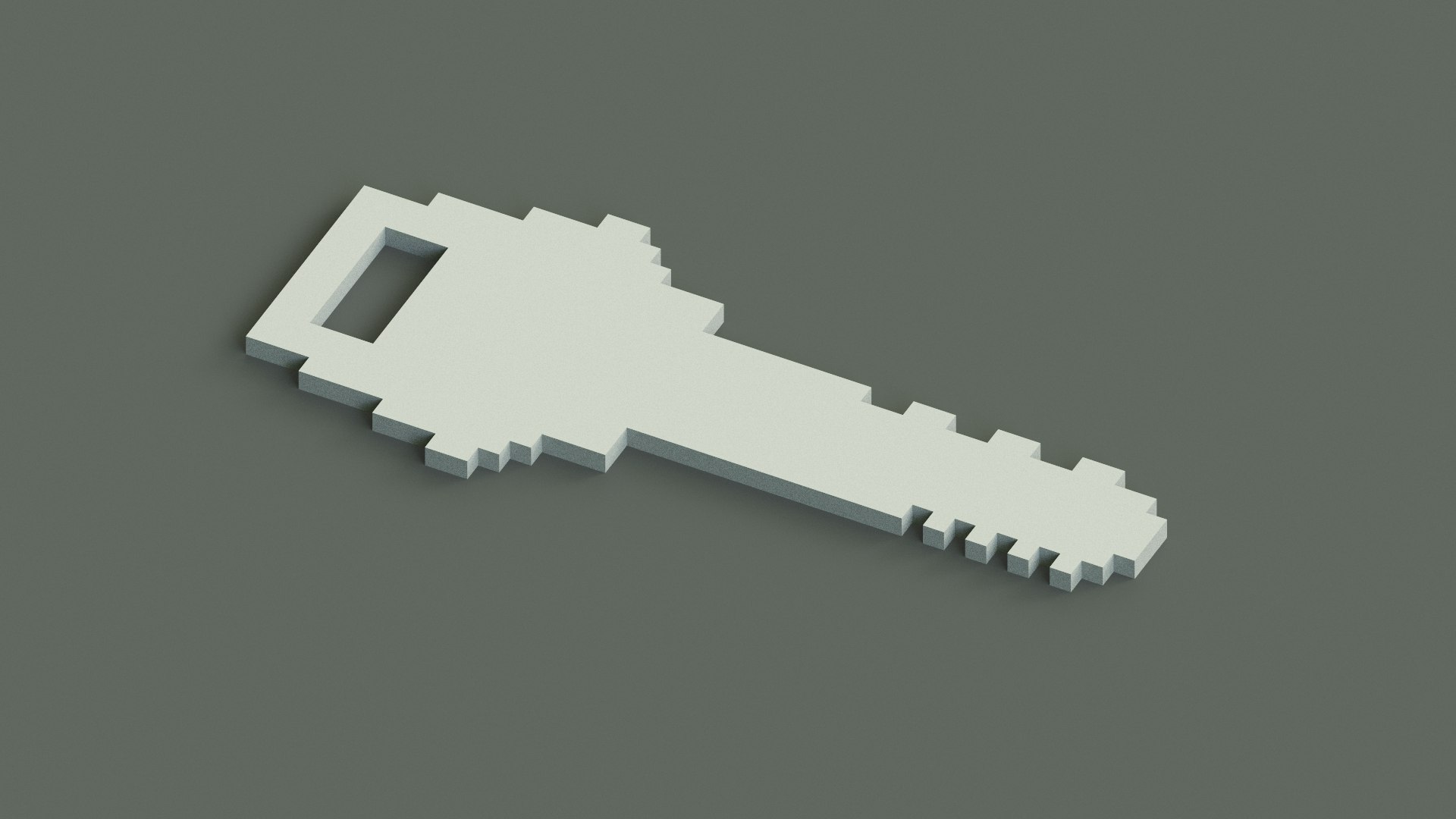 3D Voxel Key - TurboSquid 1862262
