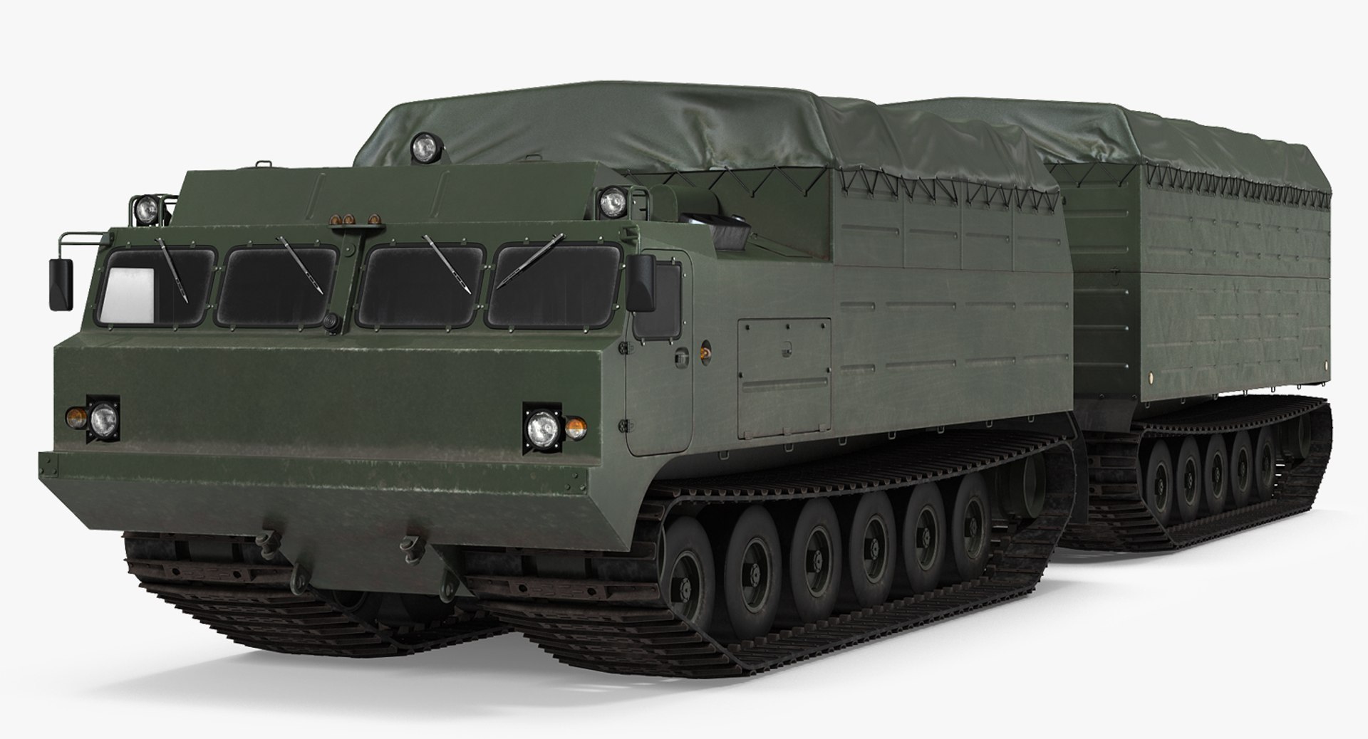 Articulated tracked vehicle vityaz 3D model - TurboSquid 1228520