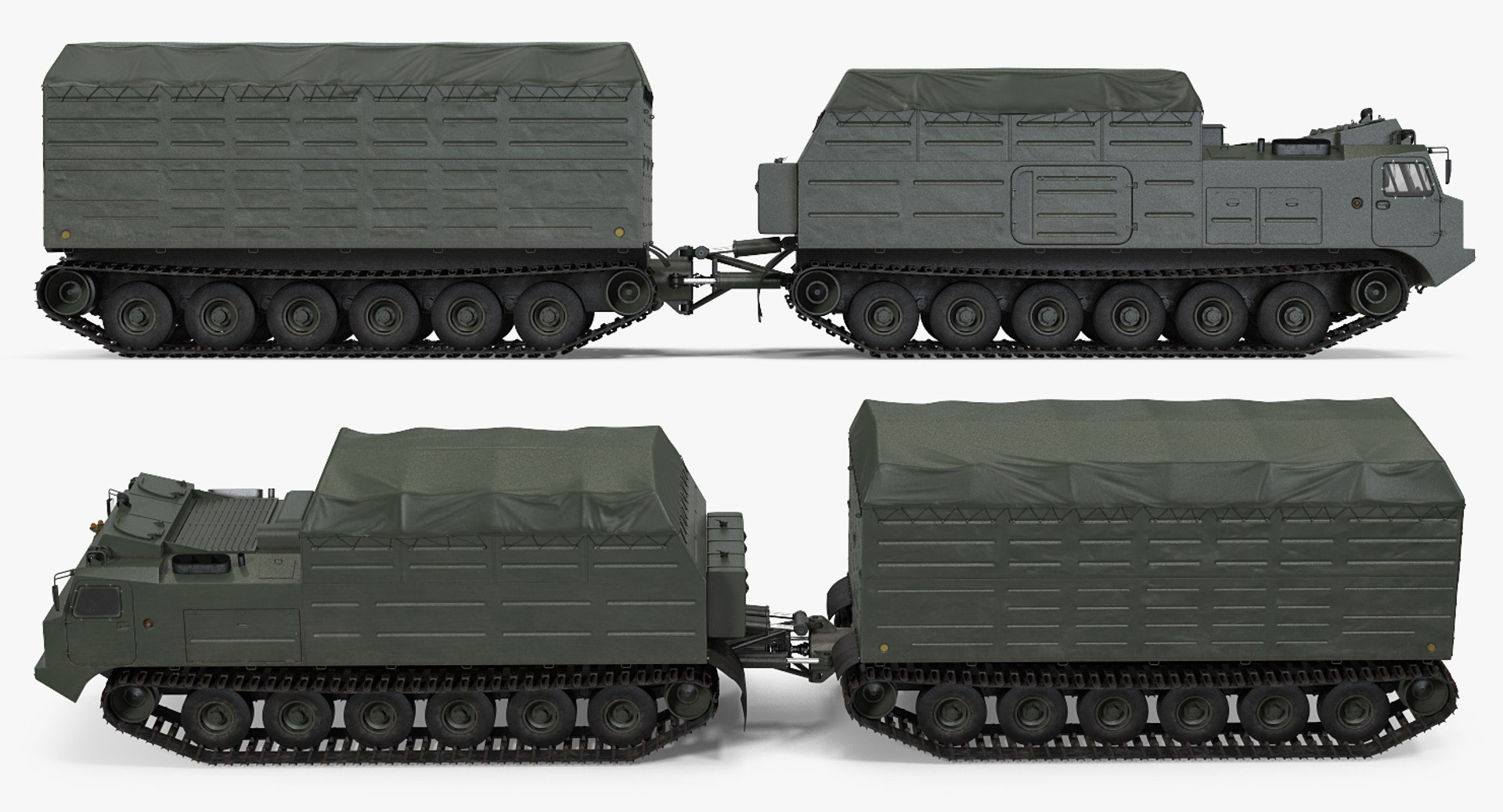 Articulated Tracked Vehicle Vityaz 3D Model - TurboSquid 1228520