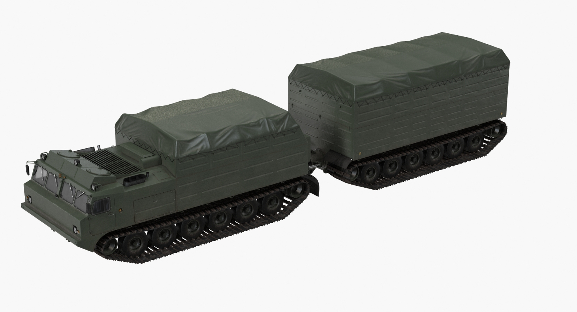 Articulated Tracked Vehicle Vityaz 3D Model - TurboSquid 1228520