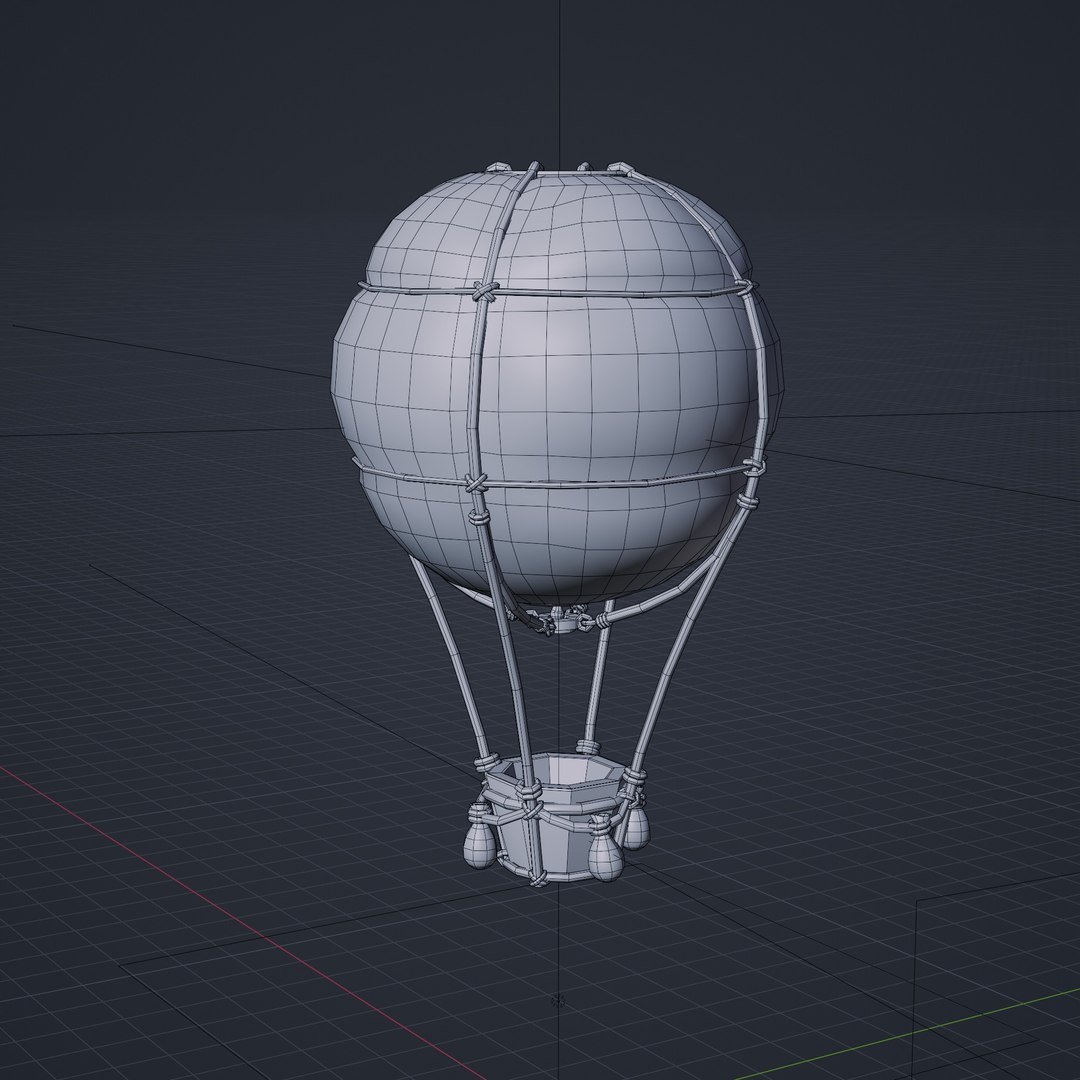 3D Air Balloon - TurboSquid 2162447