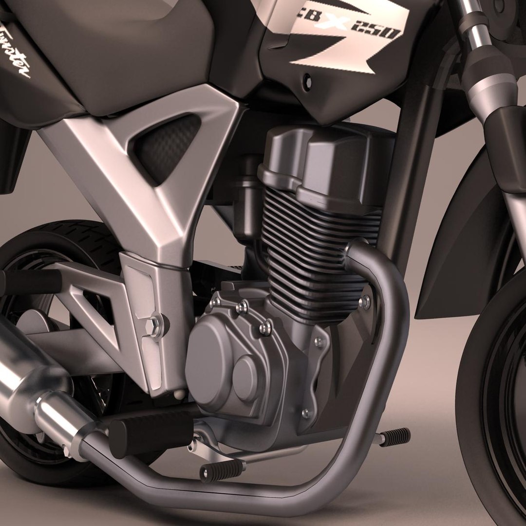 3d Honda Cbx Toon Bike Model